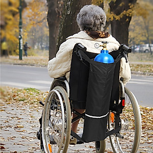Oxygen Tank Holder Oxygen Cylinders Wheelchair Bag Carry Pouch Cylinder Carrier Portable Oxygen Cylinder Bag for Wheelchairs