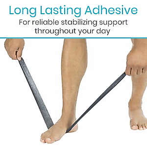 Vive Kinesiology Tape (105 Feet) - Therapeutic Athletic Support Tape - Uncut Kensio Roll - Muscle and Joint Recovery for Shoulder, Back, Knee, Elbow and Ankle Pain Relief - Waterproof for Sports