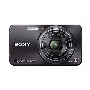 Sony Cyber-Shot DSC-W570 16.1 MP Digital Still Camera with Carl Zeiss Vario-Tessar 5x Wide-Angle Optical Zoom Lens and 2.7-inch LCD (Black) (OLD MODEL)