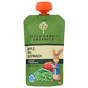 Peter Rabbit Organics Baby Pea Spinach Apple, 4.40 oz - Packaging may vary