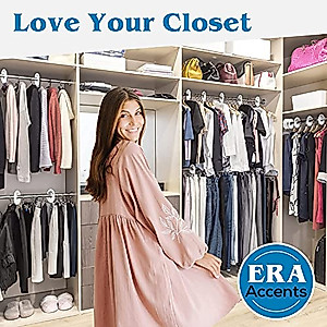 Closet Dividers for Hanging Clothes - Set of 20 White Clothing Rack Dividers , Clothing Size Rack Dividers, Closet Organizers and Storage Clothes Dividers (20)