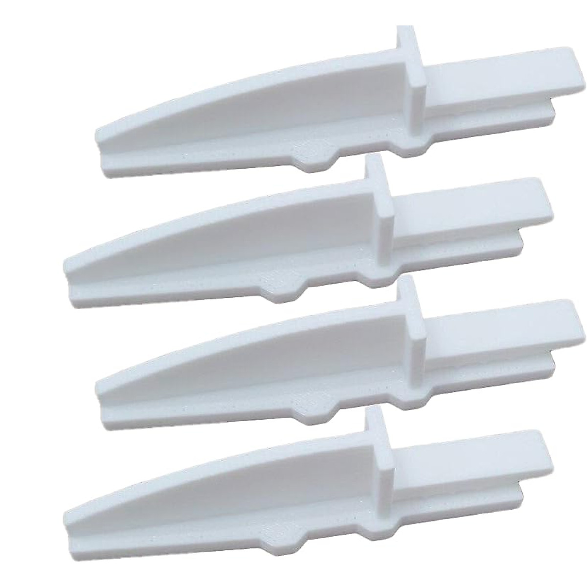 Replacement For Lasko Box Fan Feet, 4 Pack, Stronger Than Original, Excellent Fit, 2 SETS OF 2 FEET, 4 FEET TOTAL (WHITE)