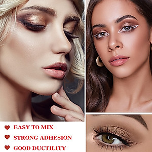 LZYLLS 12 Shades Nude Matte Eyeshadow Palette,Shimmer Naked Eyeshadow Palette,Eye Shadow Palette Natural Flash Waterproof Durable Smoked Professional Makeup Palette With Brush(Matte)