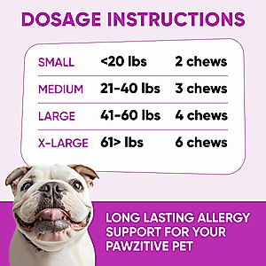 Dog Allergy Relief Chews for Itchy Skin - Allergy Chews for Shedding, Licking Paws, Hot Spot, Itchy Skin and Ears - USA Product - Omega 3 Fish Oil Skin & Coat Supplement - Anti Itch Immune Treats