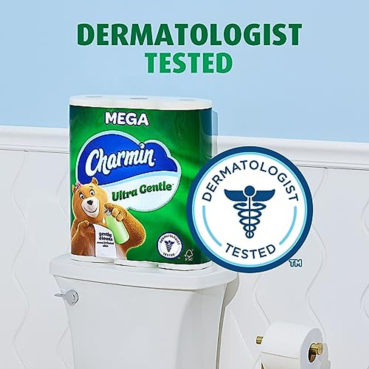 Charmin Ultra Gentle Toilet Paper, 9 Mega Rolls, 231 Sheets Per Roll