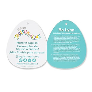 Squishmallows Original 12-Inch Bo Lynn Teal Spotted Mushroom - Official Jazwares Plush (Medium-Sized)