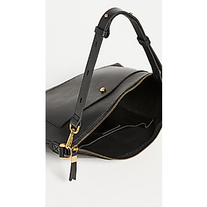 Madewell Women's The Transport Shoulder Crossbody Bag, True Black, One Size