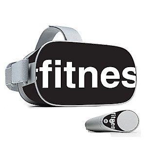 MightySkins Skin Compatible with Oculus Go Mobile VR - Fitness | Protective, Durable, and Unique Vinyl Decal wrap Cover | Easy to Apply, Remove, and Change Styles | Made in The USA