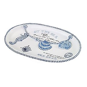 Avanti Linens - Vanity Tray, Countertop Accessories, Sea Inspired Home Decor (Island View Collection)
