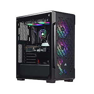 Velztorm Fenrix Prebuilt Gaming Desktop PC Liquid Cooled (Intel i9-12900K 16-Core, GeForce RTX 3070 8GB, 64GB DDR4, 2TB PCIe SSD, RGB Fans, 750W PSU, WiFi 6, BT 5.2, RJ-45, Win10Pro)