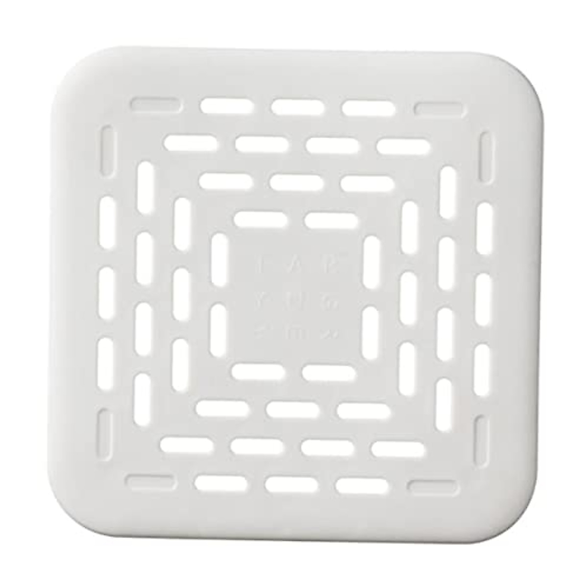 Hemobllo 3pcs Bathtub Stickers Kitchen Sink Drain Strainer Sink Stoppers Square Stickers Bath Tub Plug Stopper Shower Drain Cover Simple Sink Filter White Sink Plug Anti-clogging