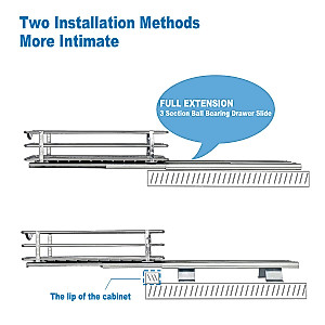 OCG Pull Out Spice Rack Organizer（4.9" W x 10.4" D） for Cabinet, Slide Out Seasoning Organizer Fits Spices, Sauces, Cans etc