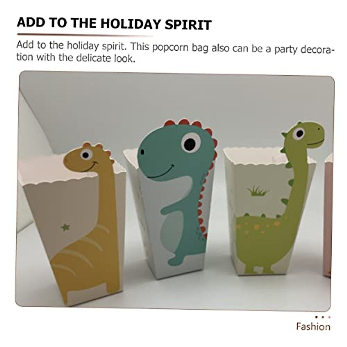 Abaodam 72 Pcs Mini Treat Bags Disposable Containers Bulk Popcorn Dinosaur Candy Bags Popcorn Gift Movie Popcorn Bucket Popcorn Bulk Individual Bags Paper Popcorn Boxes Popcorn Paper Bags