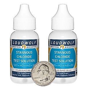 Stannous Chloride Solution / 2 Fluid Ounces/Tests for Gold, Platinum, Palladium