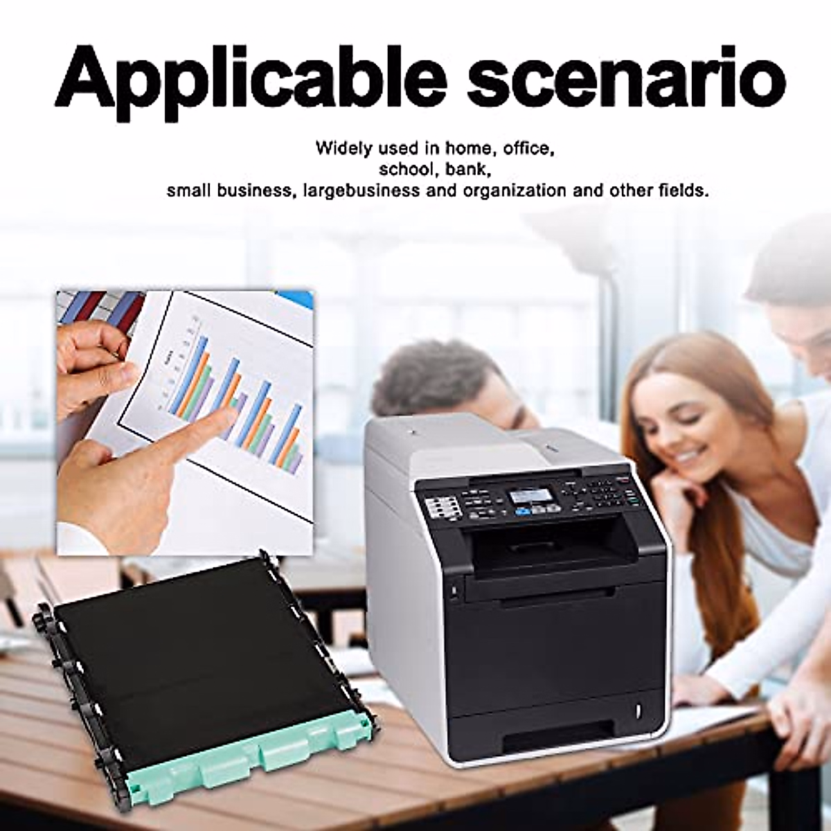 IFY 1 Pack Compatible BU-300CL Belt Unit Replacement for Brother MFC-9460CDN MFC-9560CDW MFC-9970CDW HL-4150CDN HL-4570CDW HL-4570CDWT Printers, Black