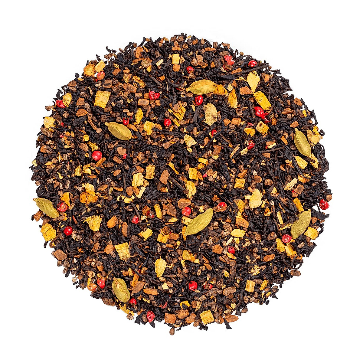 Kusmi Tea - Sweet Love Bio - Blend of Black Tea, Pink Pepper, Guarana & Spices - Organic Flavore Black Tea - 3.5 oz Loose Tea