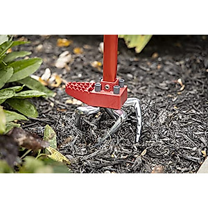 GARDEN WEASEL 91334 Claw Pro - to Cultivate, Loosen, Aerate, Weed, No Bending - Great for Heavy Soil, Weather and Rust Resistant