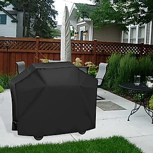 Forvio 62 inch Grill Cover for Weber Genesis II E310 / E330 and Weber Spirit E310, 600D Waterproof BBQ Cover for 3-4 Burner, Rip and Fade Resistant for Char-Broil Royal Gourmet Blackstone Grills