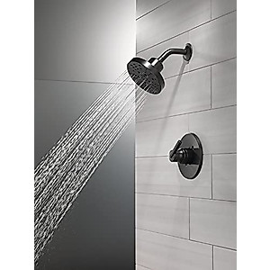 Delta Faucet Trinsic 14 Series Single-Function Shower Faucet Trim Kit, Matte Black T14259-BLLHD (Shower Head and Valve Sold Separately)