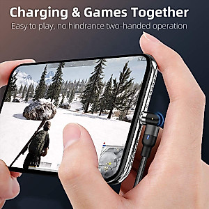 Premium Magnetic USB Cables [4 Pack] - (2 x 3.3ft and 2 x 6.6ft Cables, 1 Adapters x USB A to Type C, 2 x tip Holders, & 12 Tips) - AGG 5-Pin) Micro/Android/I Product - Fast Data & Charge - Black