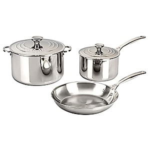 Le Creuset Tri-Ply Stainless Steel 5 pc. Cookware Set, 5 pc