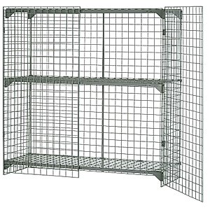Global Industrial Wire Mesh Security Cage, 36 x 24 x 60