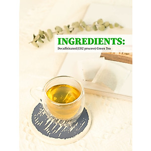 TeeLux Decaf Green Tea Bags, Pure Decaffeinated Green Tea, Super Antioxidant, 100 Count Tea Bags for Hot & Iced Tea