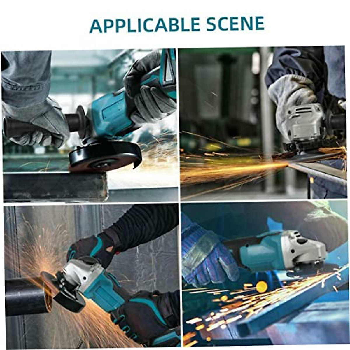 YaptheS Cordless Angle Grinder, Angle Grinder Cordless Brushless Motor 18v Cordless Brushless Motor, Discs Brushless Motor