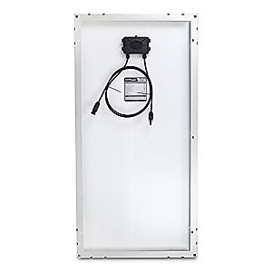ExpertPower 100 Watt 12 Volt Monocrystalline Solar Panel, Compact Design 40.16 X 20.08 X 1.38 in, High Efficiency Module PV Power for Battery Charging Boat, Caravan, RV, Off Grid Applications