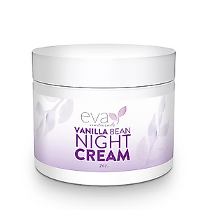 Eva Naturals Vanilla Bean Night Cream by Eva Naturals (60 ml) - With Vitamin E and Green Tea