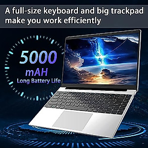 Laptop Computer Intel Celeron N4020C 14.1", 8GB DDR4 Memory 512GB SSD, Windows 11,FHD Display for Work and Entertainment, Sliver Expandable 1TB SSD,Ultra Slim, USB3.0, TF Card and Numeric Keypad
