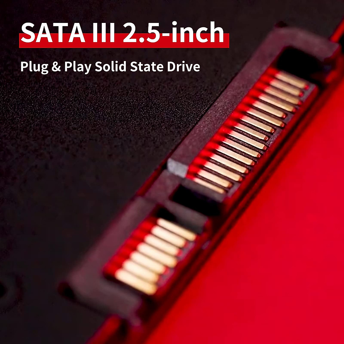 Gloway 1T SSD SATA III 2.5-inch 3D NAND Solid State Drive Compatible with Laptop & PC Desktop