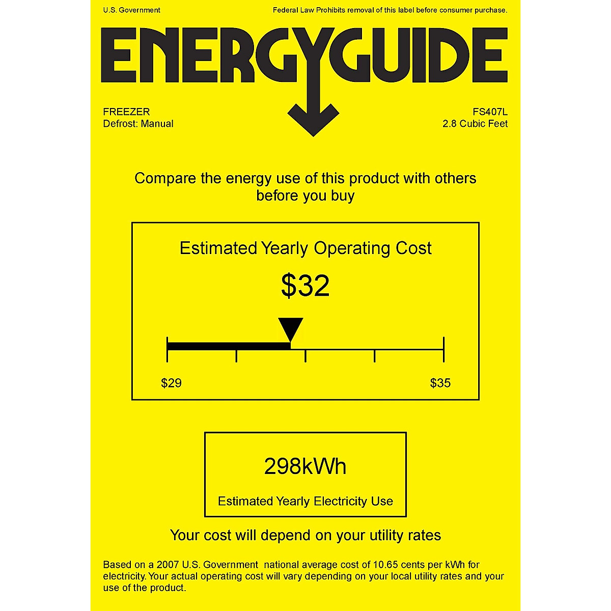 Summit Appliance FS407LW 20' wide counter height manual defrost all-freezer with lock, for general purpose use