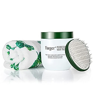 Farger Argan Oil Hair Mask, Intensive Moisturizing Conditioner Mask Hydrating Hair Mask Treatment For Dry Hair Vitamins For Repair & Nourishment 17.6 oz