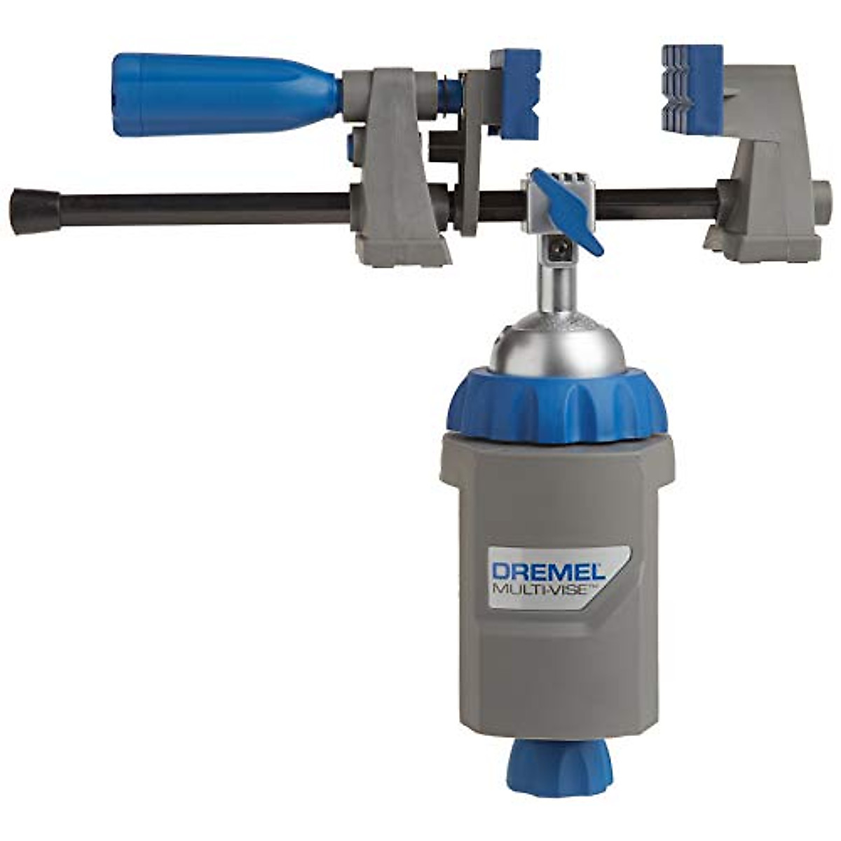 Dremel 2500-01 Rotary Tool Multi-Vise, 3-in-1 Attachment with 360 Degree Stationary Vise, Stand-Alone Clamp, and Tool Holder , Grey