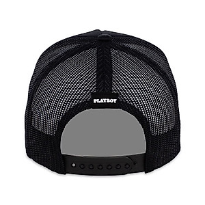 Playboy Black Tux Foam Trucker Adjustable Snapback Hat