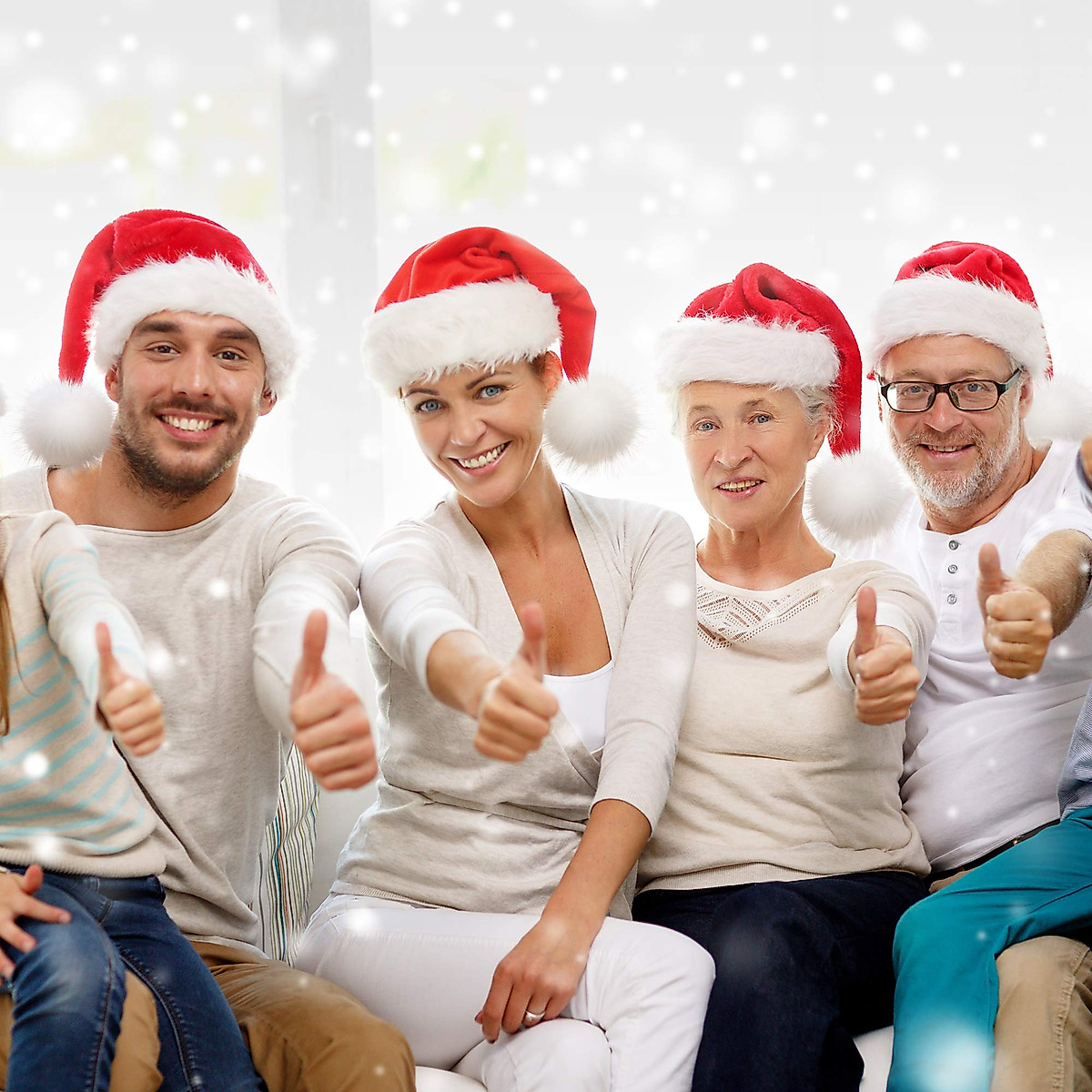 Tatuo 14 Pieces Faux Fur Pom Ball DIY Fur Poms for Hats Keychain Charms Knitting Hat Accessories (White)