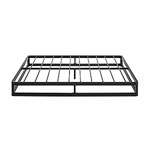 BIKAHOM Modern 9 Inch Metal Platform Bed Frame Queen with Heavy Duty Steel Foundation for Bedroom,Mattress Foundation,No Box Spring Needed,Sturdy Steel Structure
