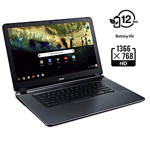 Acer Chromebook 15, Intel Atom X5-E8000 Quad-Core Processor, 15.6" HD, 4GB LPDDR3, 16GB eMMC, CB3-532-108H (Renewed)