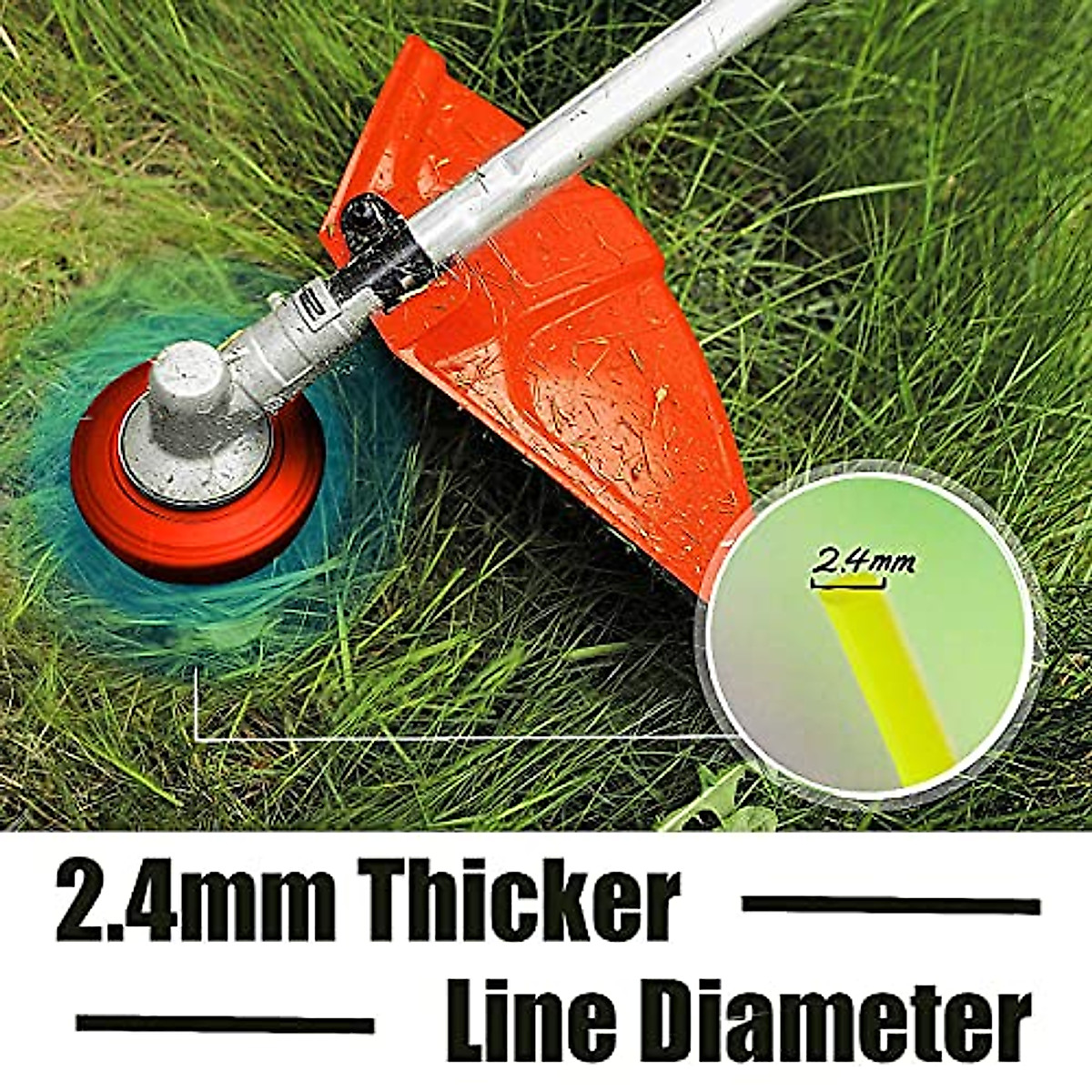 MAXTRA 5-in-1 Gas Pole Saw, 42.7cc 2-Cycle Reach 16ft Cordless String Trimmer with Weed Wacker/Hedge Trimmer/Brush Cutter Multi Functional Trimming Tools