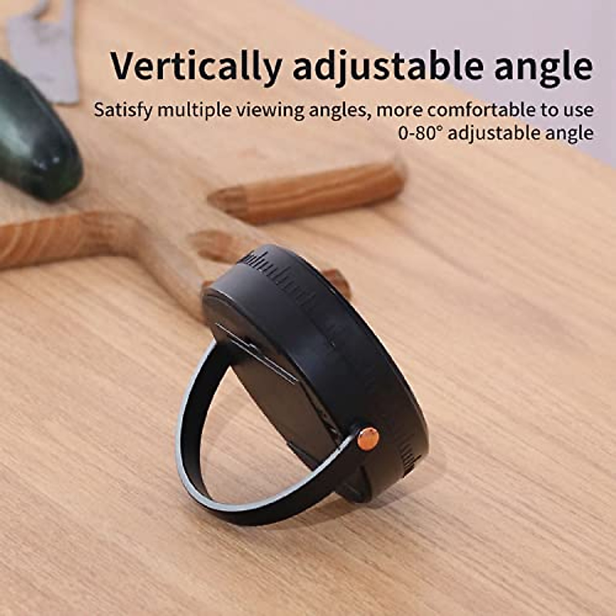 Timers, Timer for Kids, Digital Kitchen Timer Magnetic with Large LED Display, Volume Adjustable Countdown Countup Timer for Cooking, Teaching, Classroom Study, Fitness and Oven Black