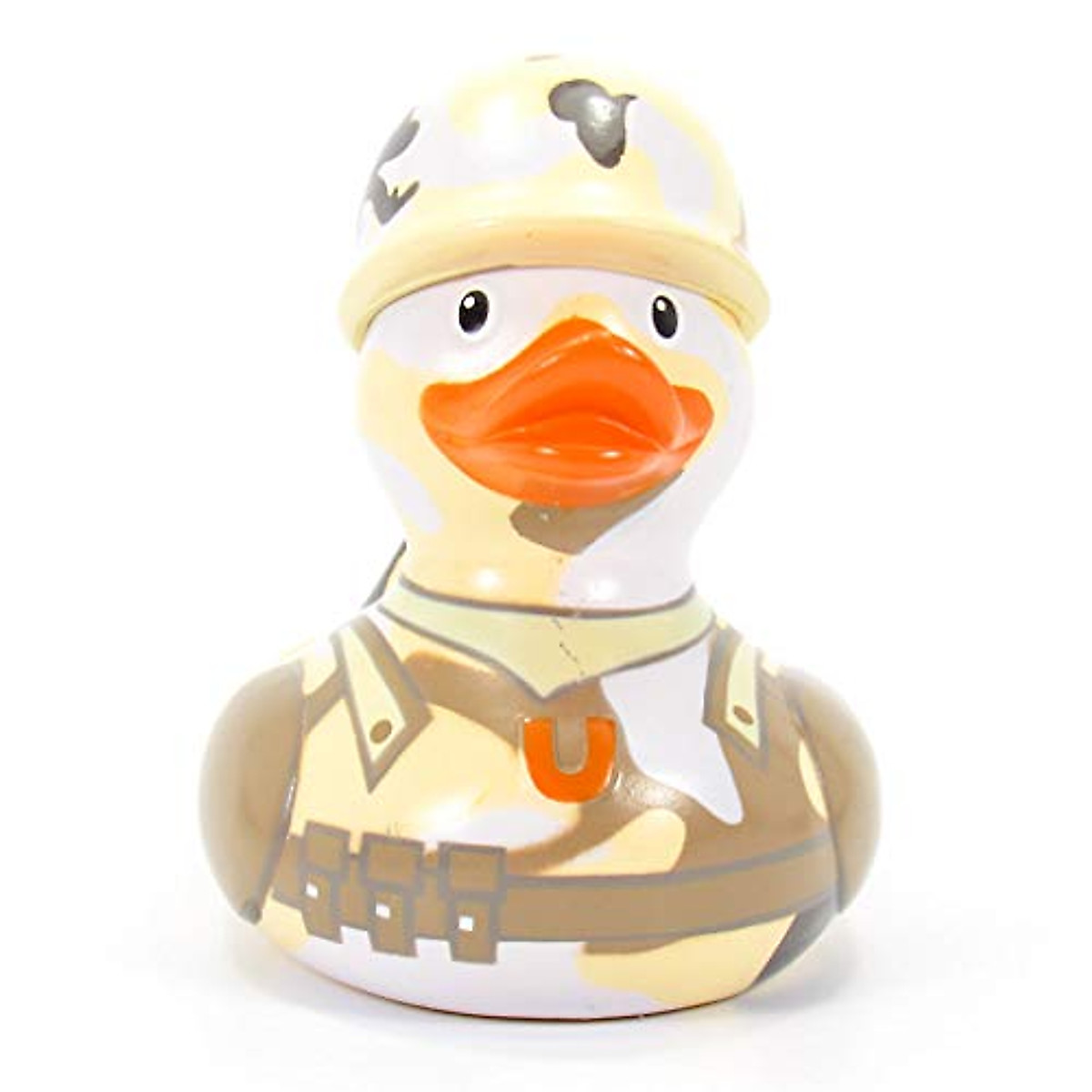 GI (Military) Rubber Duck by Bud Ducks | Elegant Gift Packaging - "Hut!,Hut!,Hut!" | Child Safe | Collectable