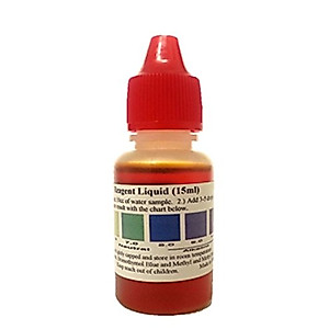 Water pH Test Liquid - RED/75-100 TESTS