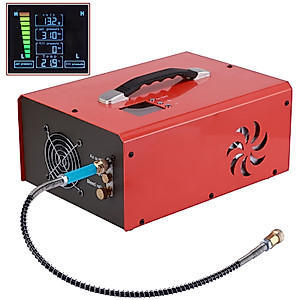 Digital Auto Stop PCP Air Compressor 4500psi 12V 110V Auto Shut Off PCP Compressor Oil And Water Free For Paintball Tank PCP Airgun And Mini Scuba Tank