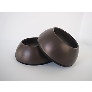 Baby Gate Guru Extra Long M10 (10mm) Spindle Rods + Small Wall Protectors Bundle (Bronze)