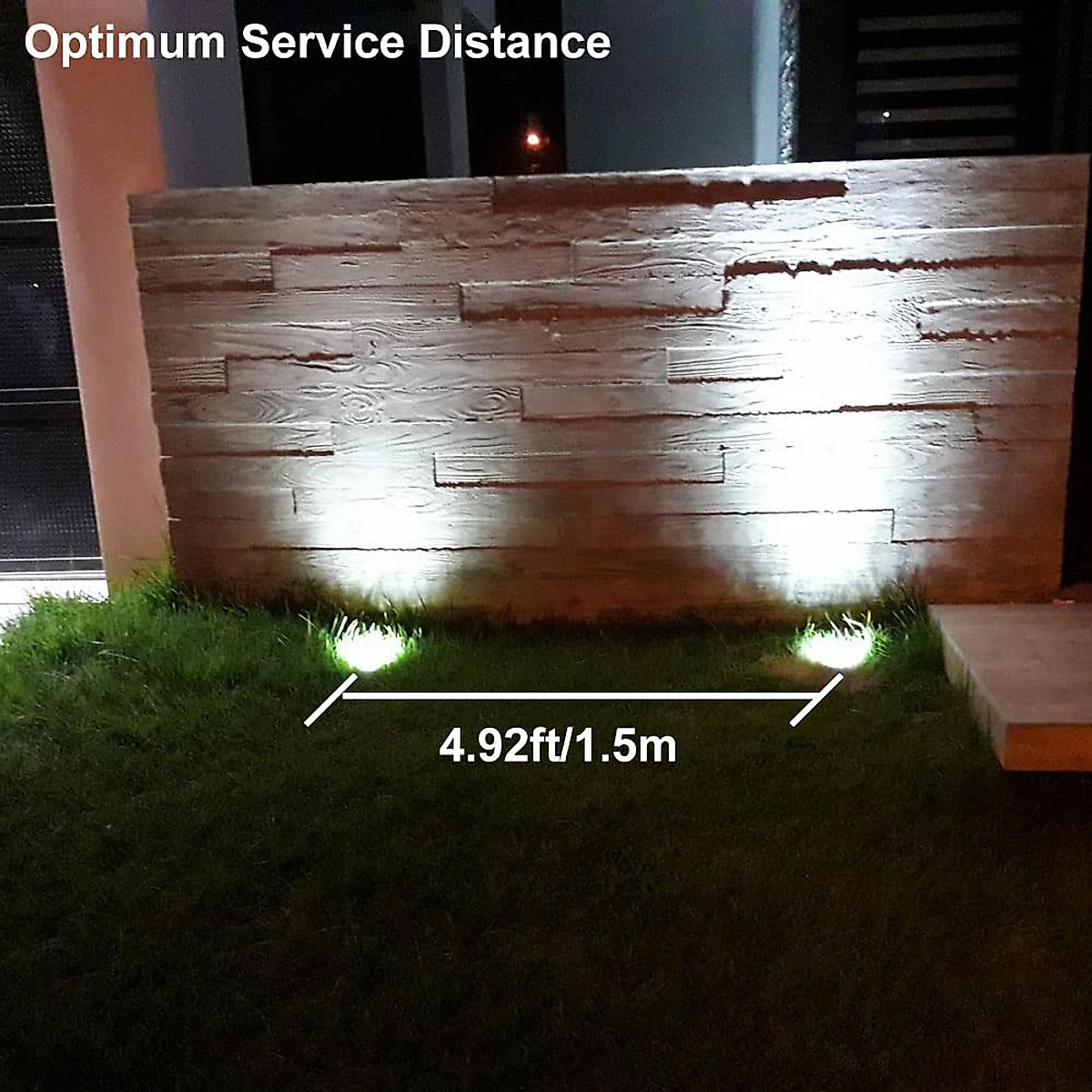 Familite In Ground Well Lights, 7W Landscape Pathway Lights, Low Voltage AC/DC 12V, IP67 Waterproof Outdoor Floodlights for Lawn Driveway Deck Stair Fences Trees Patio, Pack of 2