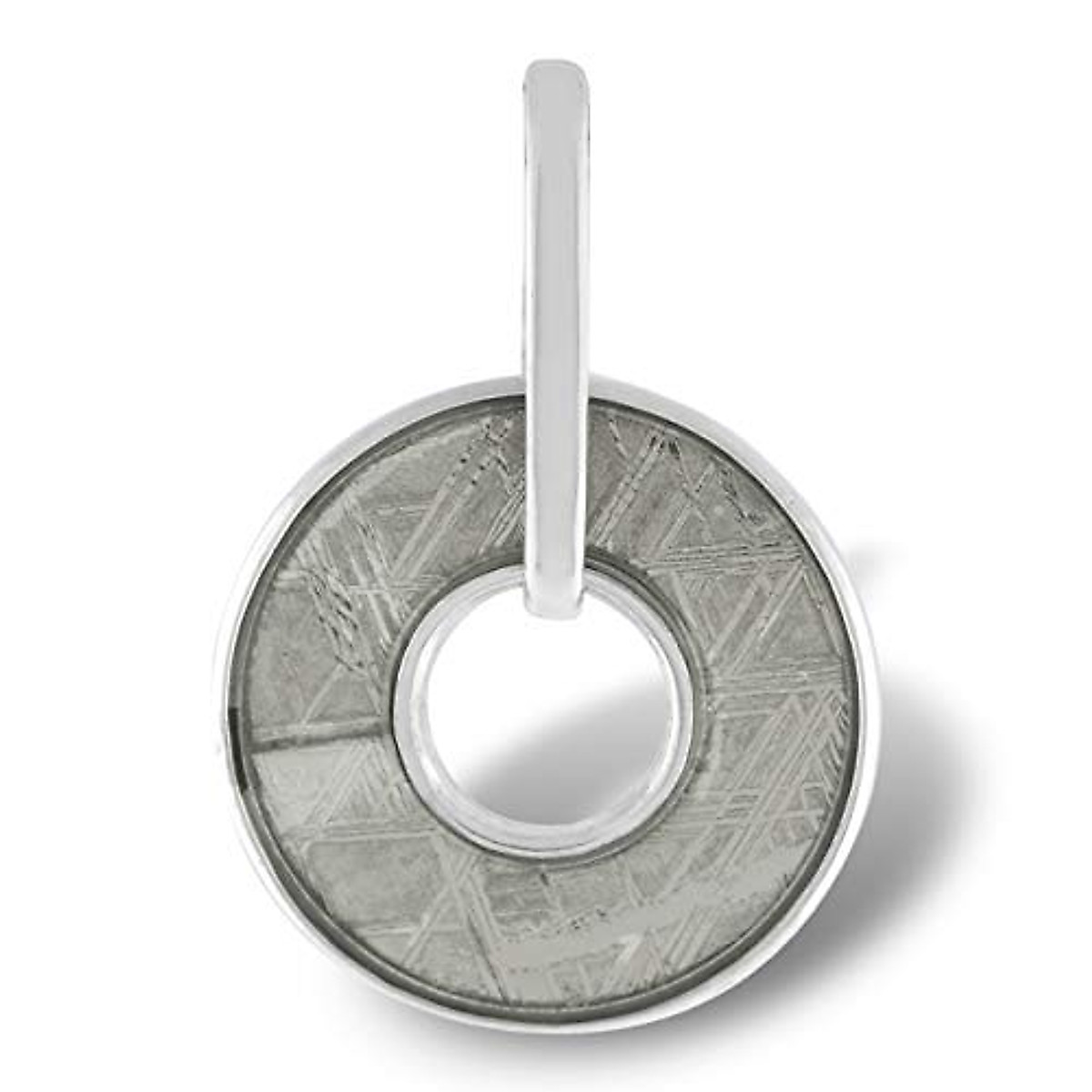 Starborn Creations Sterling Silver Muonionalusta Meteorite Pendant