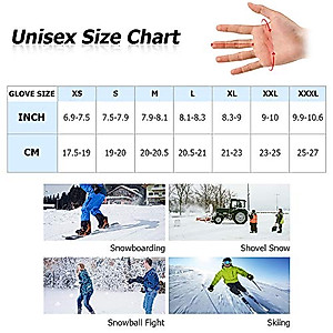 Savior Heated Gloves for Men Women 3-Finger Ski Mitten 7.4V Rechareable Battery Gloves for Skiing (L)