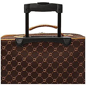 American Flyer Luggage Signature 4 Piece Set, telescoping_handle, Chocolate Gold, One Size