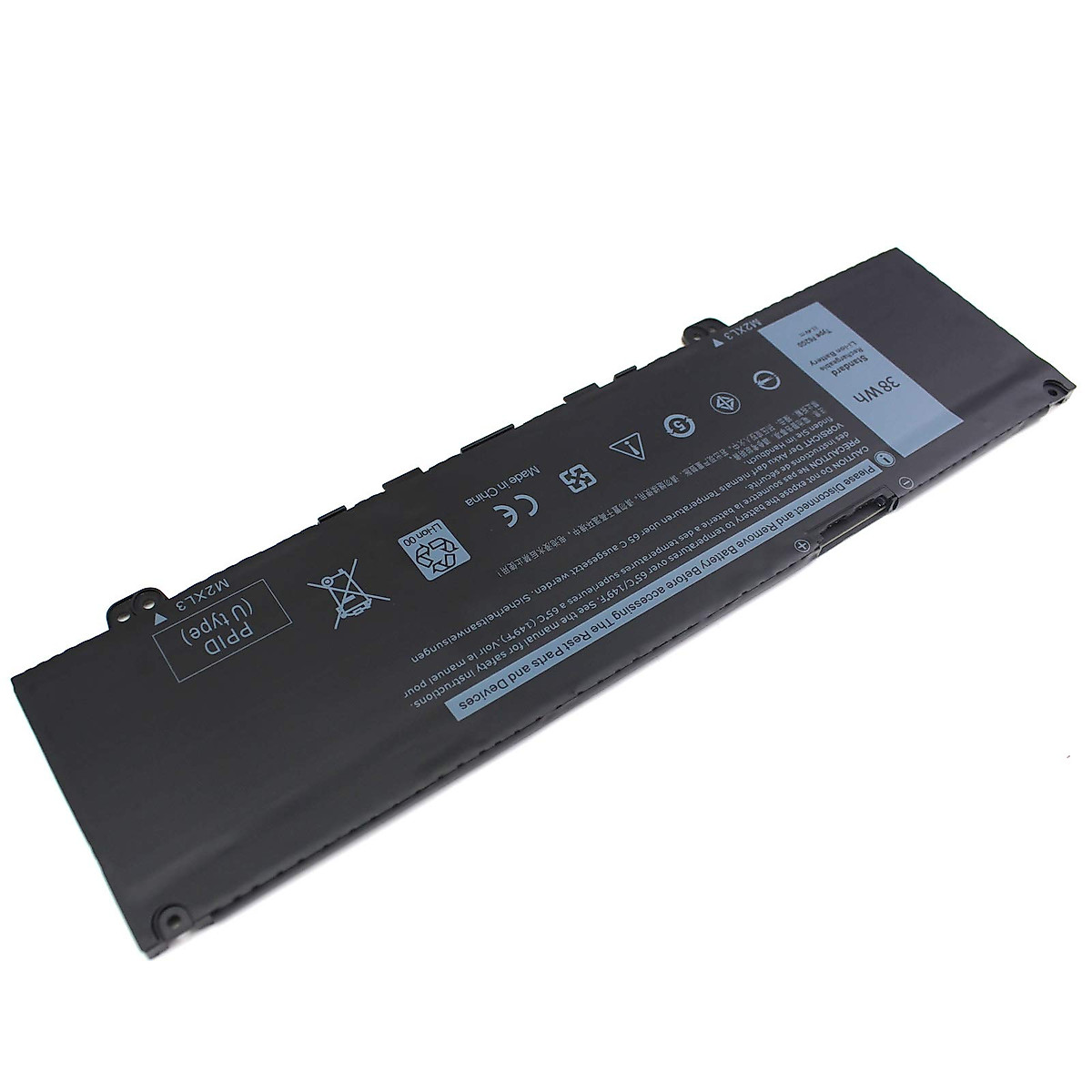 Angwel F62G0 Laptop Battery Compatible for Dell Inspiron 13 5370 7370 7373 7380 7386 P83G P83G001 P83G002 Vostro 13 5370 D1525S D1505G R1605S D2505G Series RPJC3 39DY5 F62GO [11.4V 38Wh]